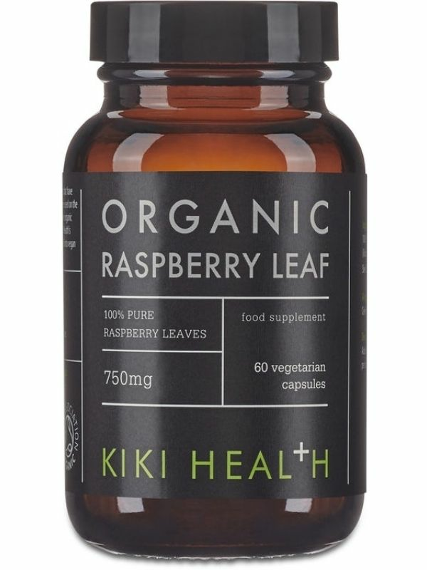 Organic Raspberry Leaf 60 capsules (KIKI Health) | Healthy Supplies