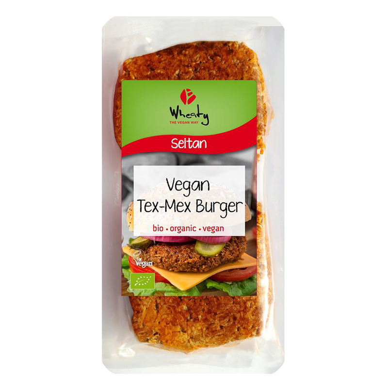 Organic Premium Vegan Spicy Patty 200g (Wheaty) | Healthy Supplies