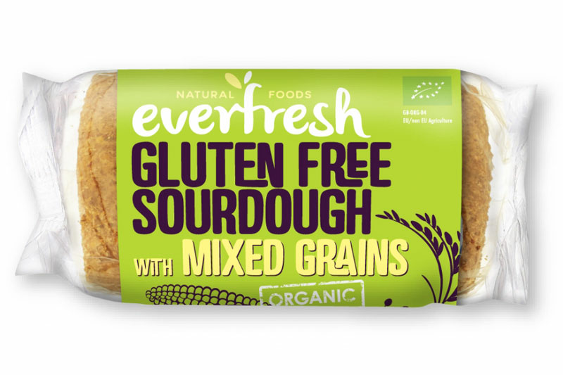 Gluten Free Sourdough Bread with Mixed Grains, Organic 400g (Everfresh ...
