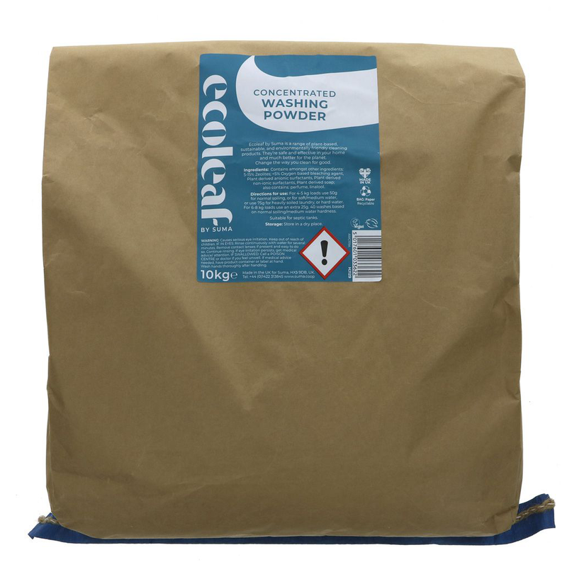 Washing Powder Concentrated 10kg (Ecoleaf) | Healthy Supplies