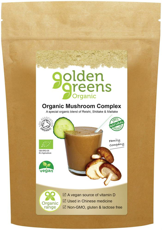 Mushroom Complex Powder 50g, Organic (Greens Organic) | Healthy Supplies