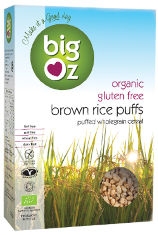 Puffed Brown Rice, Organic 225g (Big Oz) | Healthy Supplies