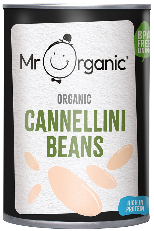 Cannellini Beans, Organic 400g (Mr Organic) | Healthy Supplies
