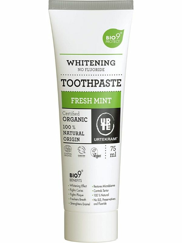 Bio9 Toothpaste Fresh Mint Whitening, Organic 75ml (Urtekram) | Healthy ...