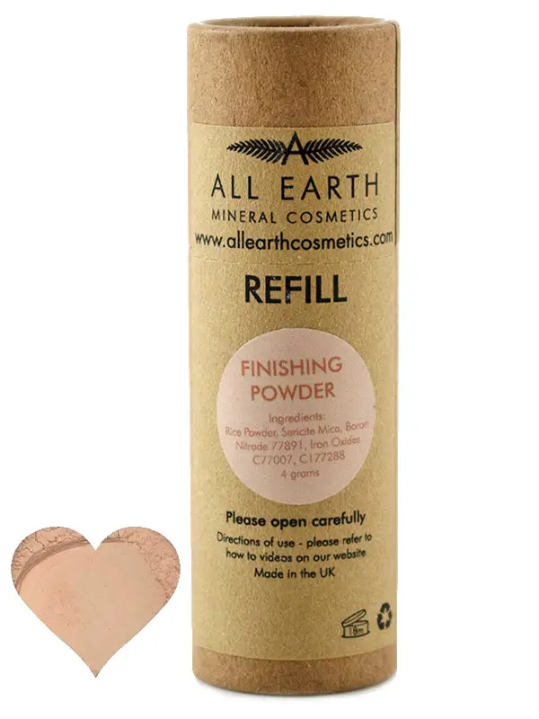 Mineral Finishing Powder, Refill 4g (All Earth Mineral Cosmetics ...