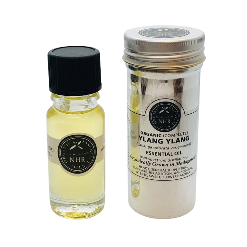 Organic Food Grade Ylang Ylang Complete Essential Oil 10ml (NHR Organic Oils) | Healthy Supplies