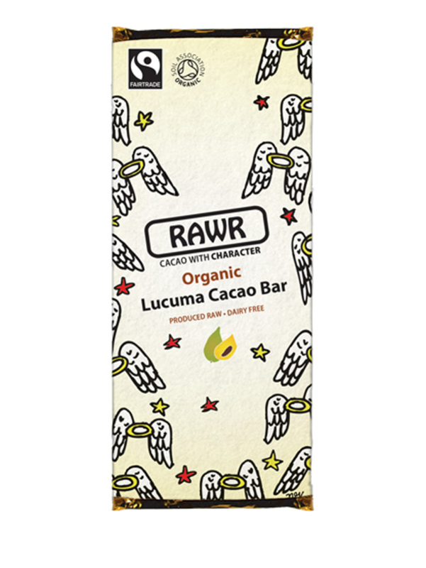 Organic Lucuma Cacao Raw Chocolate 60g (RAWR) | Healthy Supplies