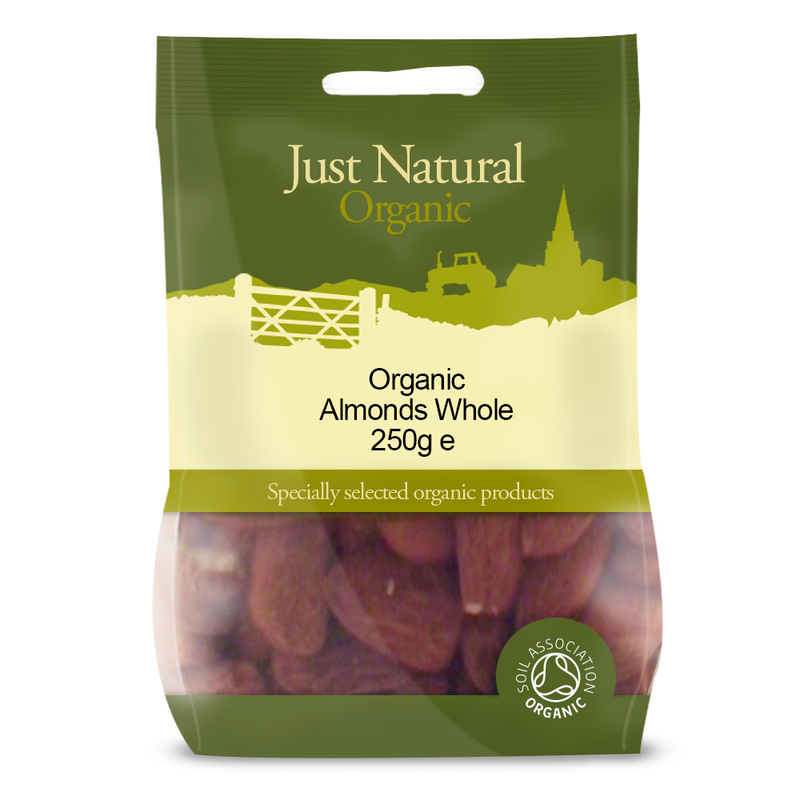 Almonds Whole 250g, Organic (Just Natural Organic) | Healthy Supplies