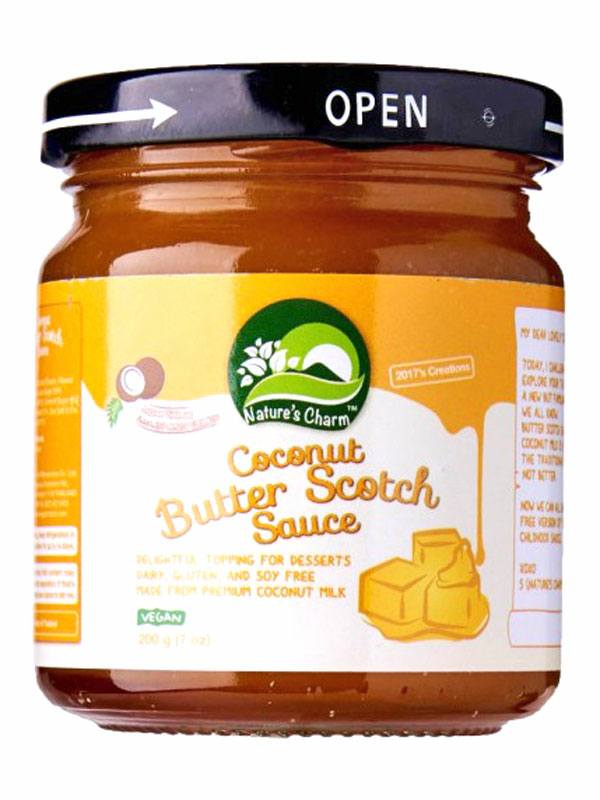 Coconut Butter Scotch Sauce 200g (Nature's Charm) | Healthy Supplies