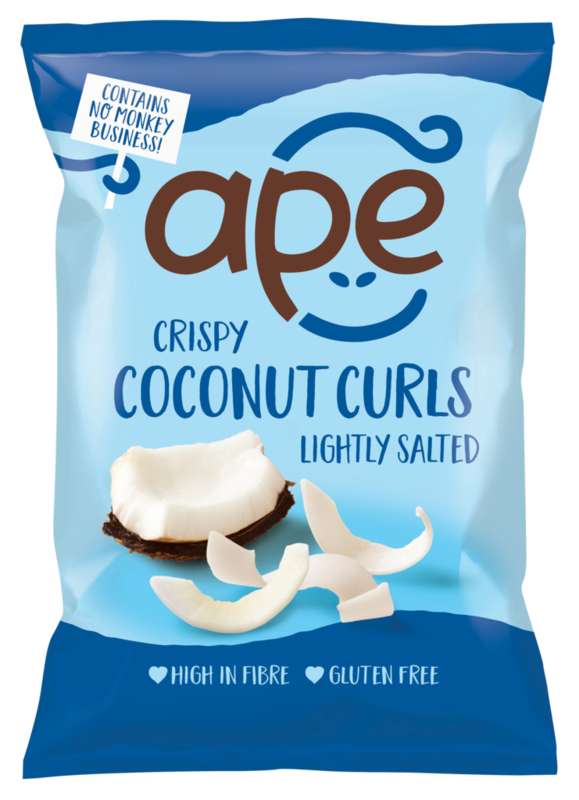 Lightly Salted Coconut Curls, 20g (Ape Snacks) | Healthy Supplies