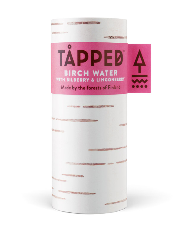 Birch Water with Bilberry & Lingonberry, Organic 250ml (Tapped ...