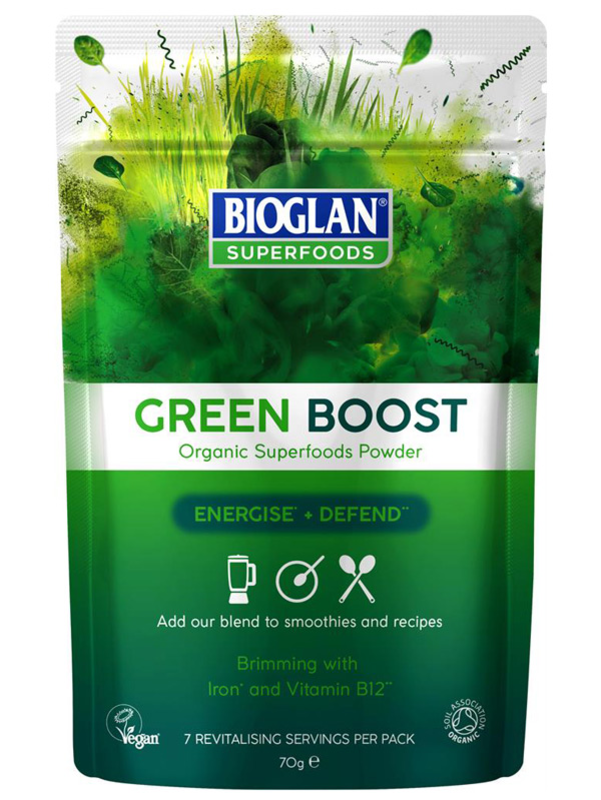 Superfoods Green Boost, Organic 70g (Bioglan) | Healthy Supplies