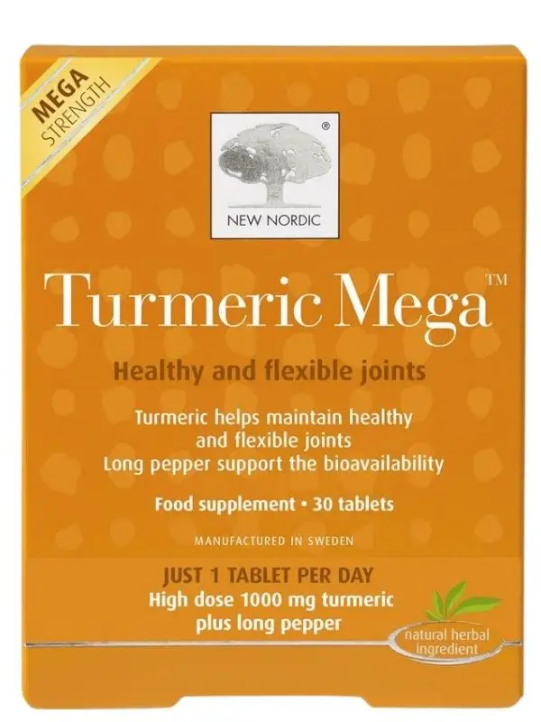 Turmeric Mega 30 tablets (New Nordic) | Healthy Supplies