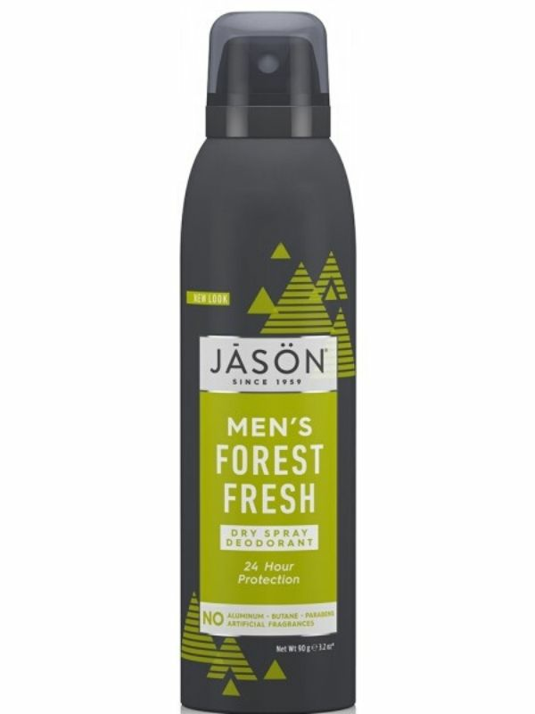 Mens Forest Fresh Deo Spray 90g (Jason) | Healthy Supplies