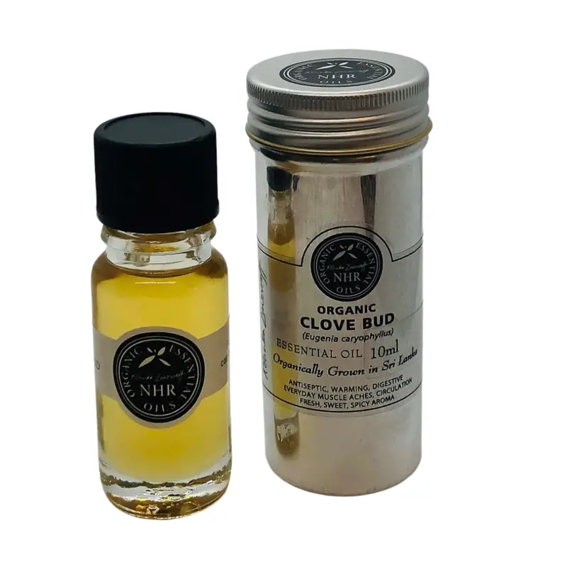 Organic Food Grade Clove Bud Essential Oil 10ml (NHR Organic Oils ...