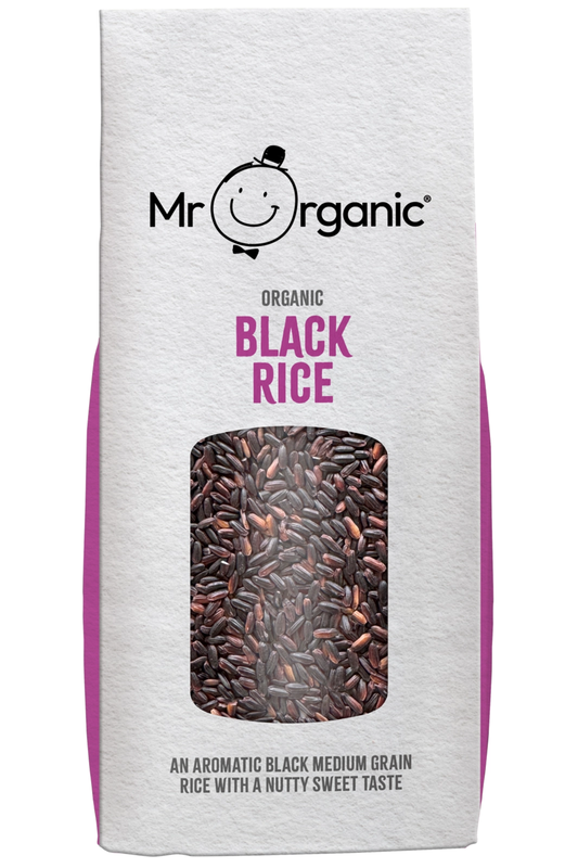 Organic Italian Black Rice 500g (Mr Organic) | Healthy Supplies