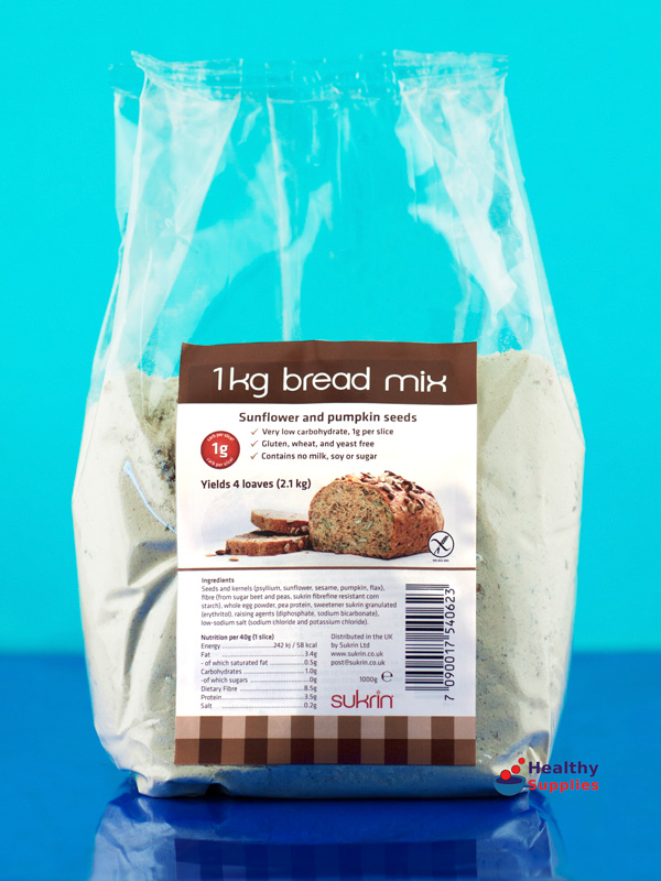 Gluten Free Bread Mix 1kg (Sukrin) | Healthy Supplies