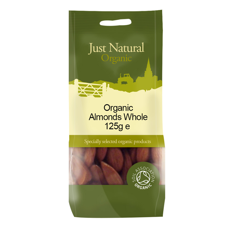 Almonds Whole 125g, Organic (Just Natural Organic) | Healthy Supplies
