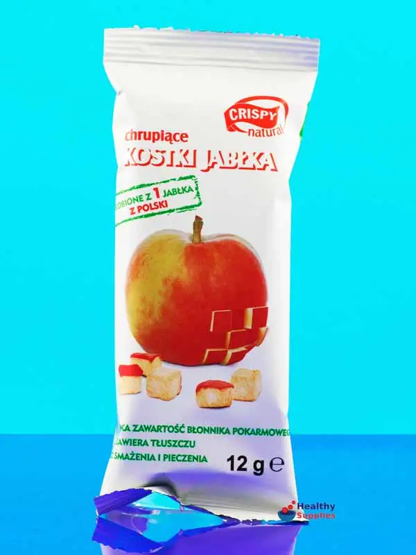 Crunchy Apple Cubes 12g (Crispy Natural) | Healthy Supplies