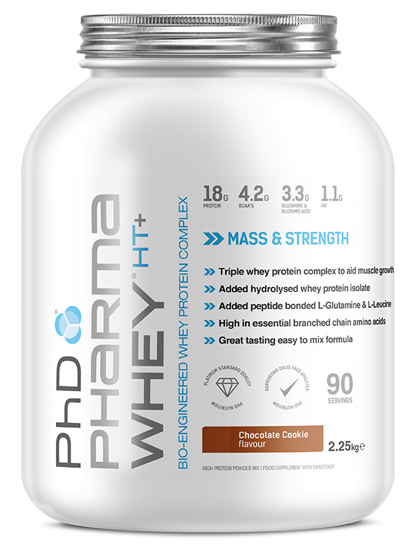 Pharma Whey Chocolate Cookie Protein Powder 2.27kg (PHD Nutrition ...