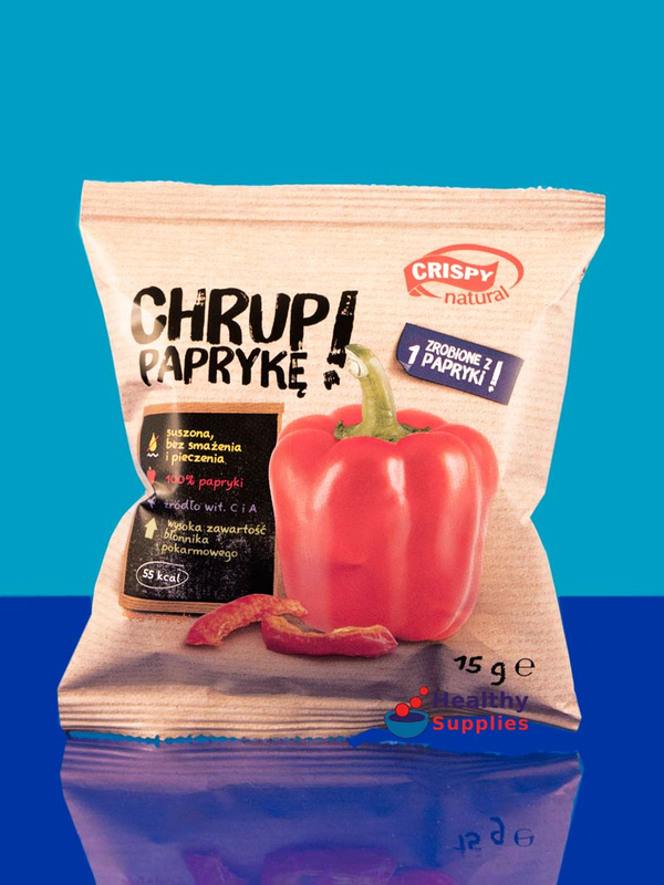 Red Pepper Crisps 15g (Crispy Natural) | Healthy Supplies