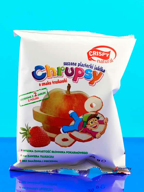 Crunchy Apple Crisps with Strawberry Flavour 15g (Crispy Natural ...
