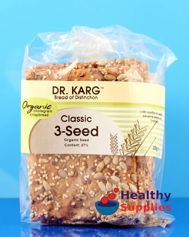 Dr. Karg Organic Classic 3-seed Crispbread 200g | Healthy Supplies