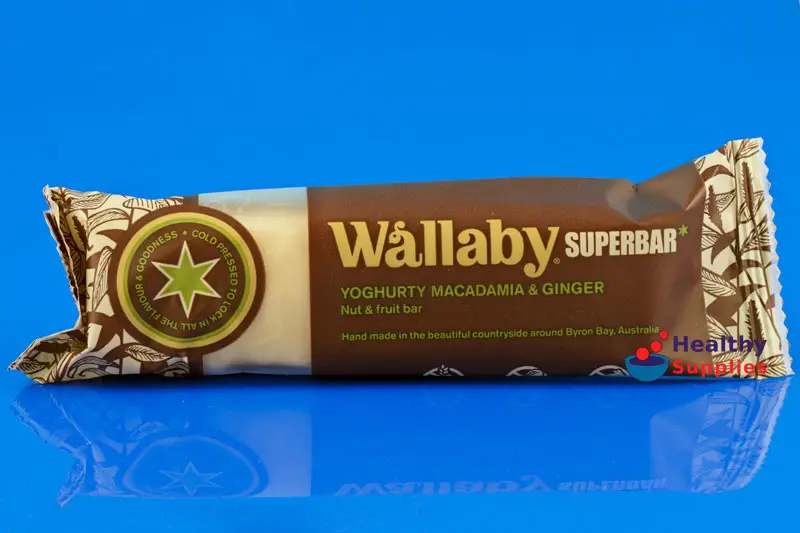 Wallaby Superbar Yoghurty Macadamia & Ginger Bar 40g | Healthy Supplies