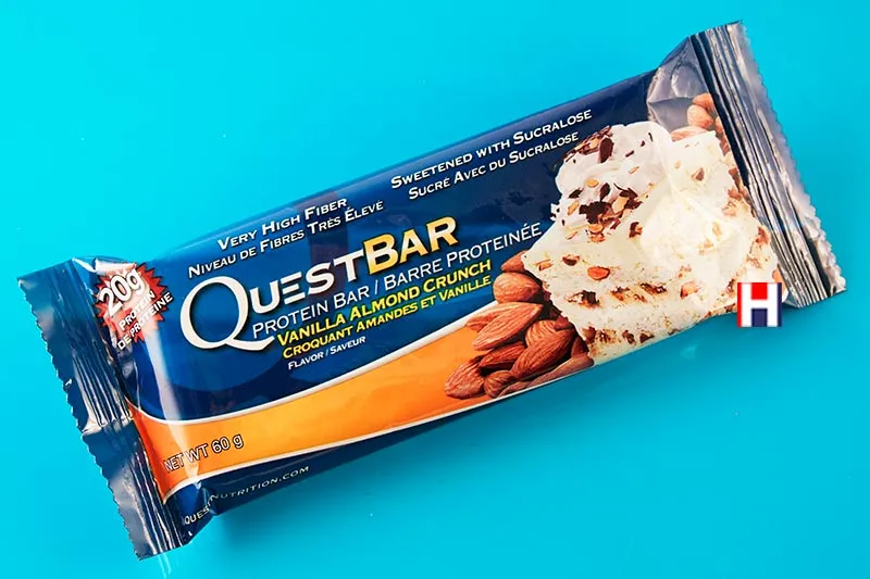 Vanilla Almond Crunch Protein Bar 60g (Quest Nutrition) | Healthy Supplies