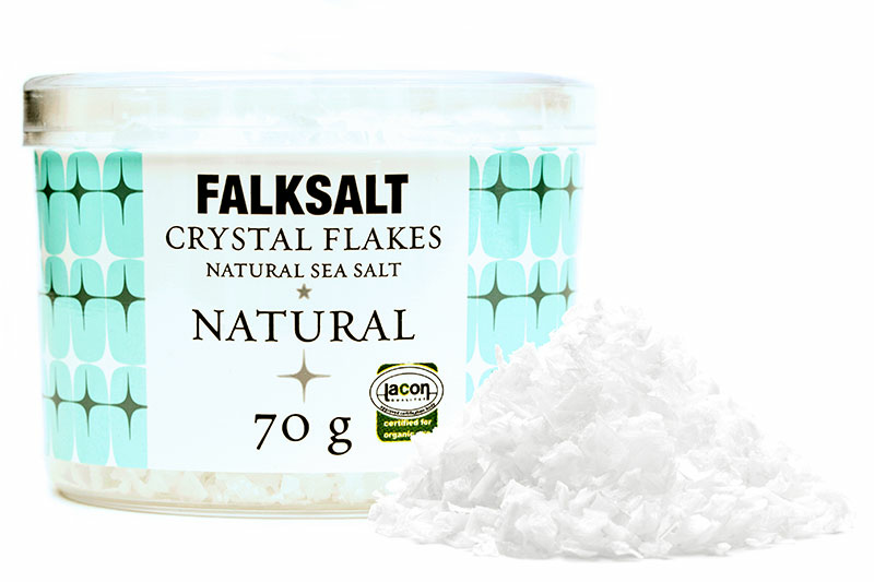 Natural Crystal Sea Salt Flakes 70g (Falksalt) | Healthy Supplies
