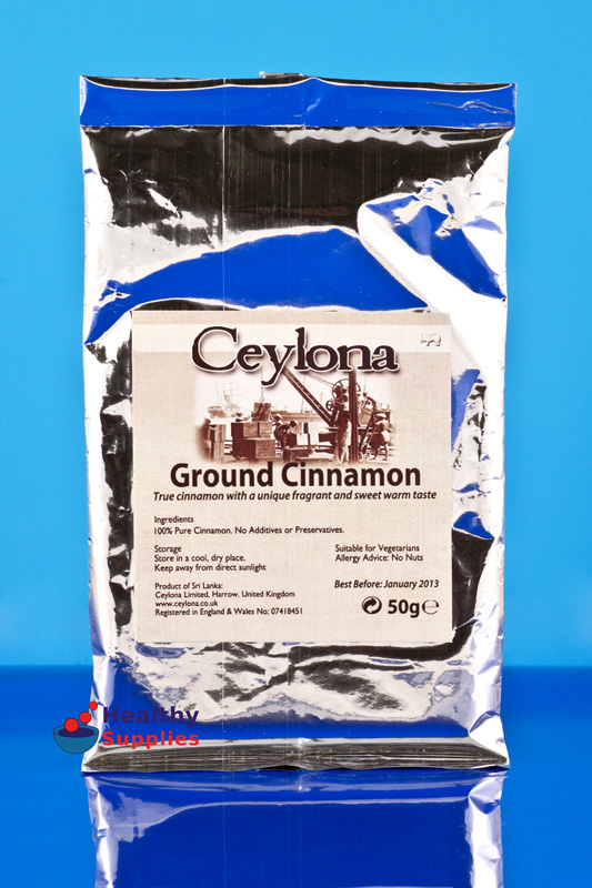 Ground Sri Lankan Cinnamon 50g (Ceylona) | Healthy Supplies