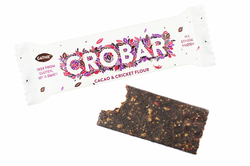 Cacao & Cricket Flour Snack Bar 40g (Crobar) | Healthy Supplies