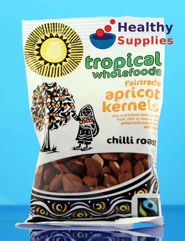Apricot Kernels 50g - Chilli Roast Flavour (Tropical Wholefoods ...