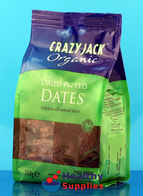 Crazy Jack Sun Dried Dates (Organic) 250g | Healthy Supplies