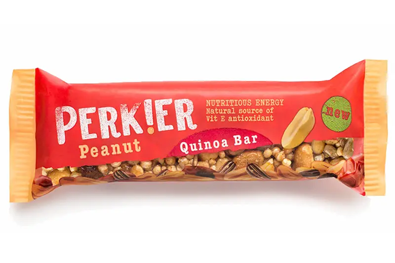 Peanut Quinoa Bar 35g (Perkier) | Healthy Supplies