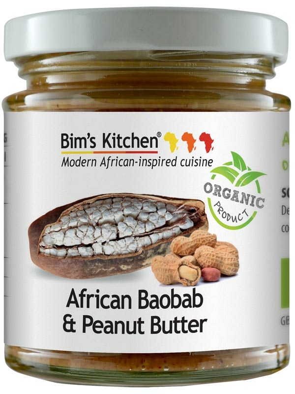 African Baobab and Peanut Butter, Organic 170g (Bim's Kitchen ...