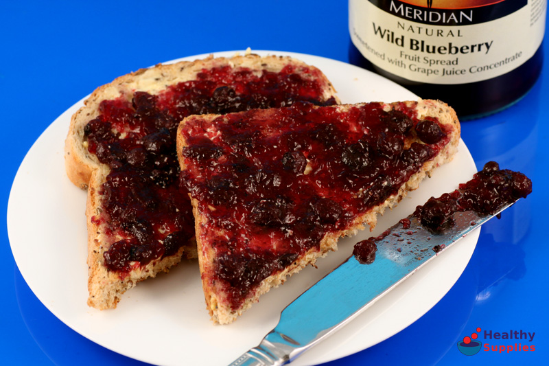 Meridian Wild Blueberry Jam 284g | Healthy Supplies
