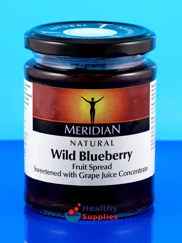 Meridian Wild Blueberry Jam 284g | Healthy Supplies