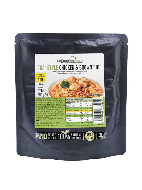 Thai Style Chicken 350g (Performance Meals) | Healthy Supplies