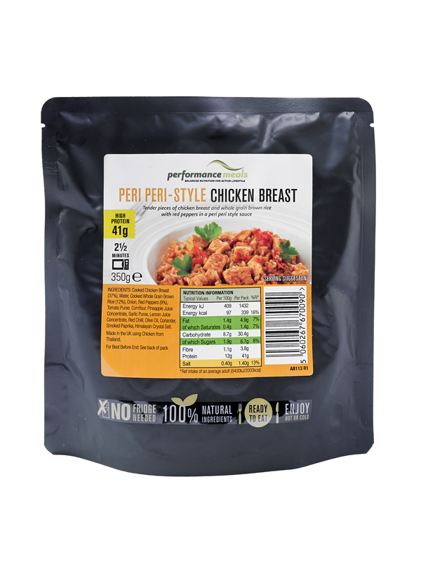 Peri Peri Style Chicken Meal 350g (Performance Meals) | Healthy Supplies