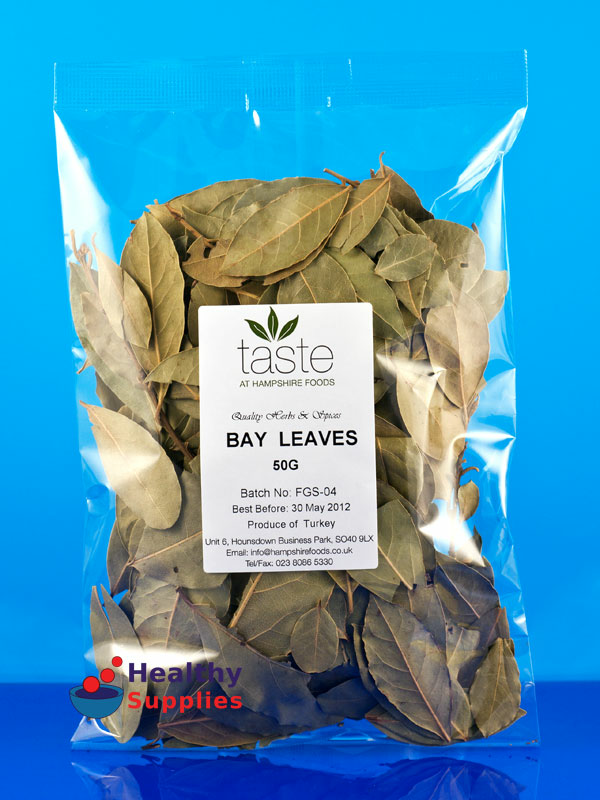 Bay Leaves Hampshire Foods 50g | Healthy Supplies