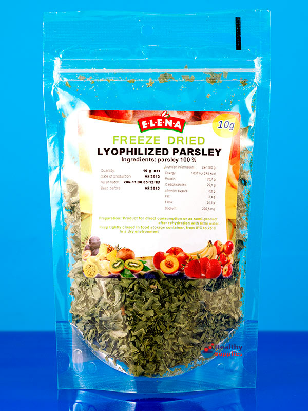 Freeze-Dried Chopped Parsley 10g (Elena) | Healthy Supplies