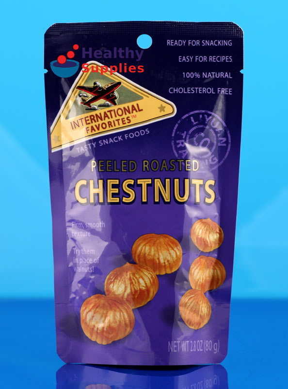 International Favourites Peeled Roasted Chestnut Snack 80g | Healthy ...