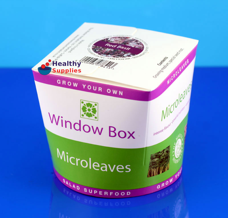 Master Herbalist Red Basil Microleaves Kit | Healthy Supplies