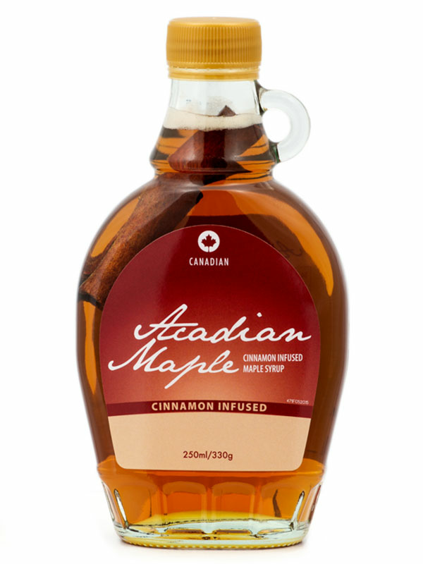 Cinnamon Infused Maple Syrup 250ml (Acadian Maple) | Healthy Supplies