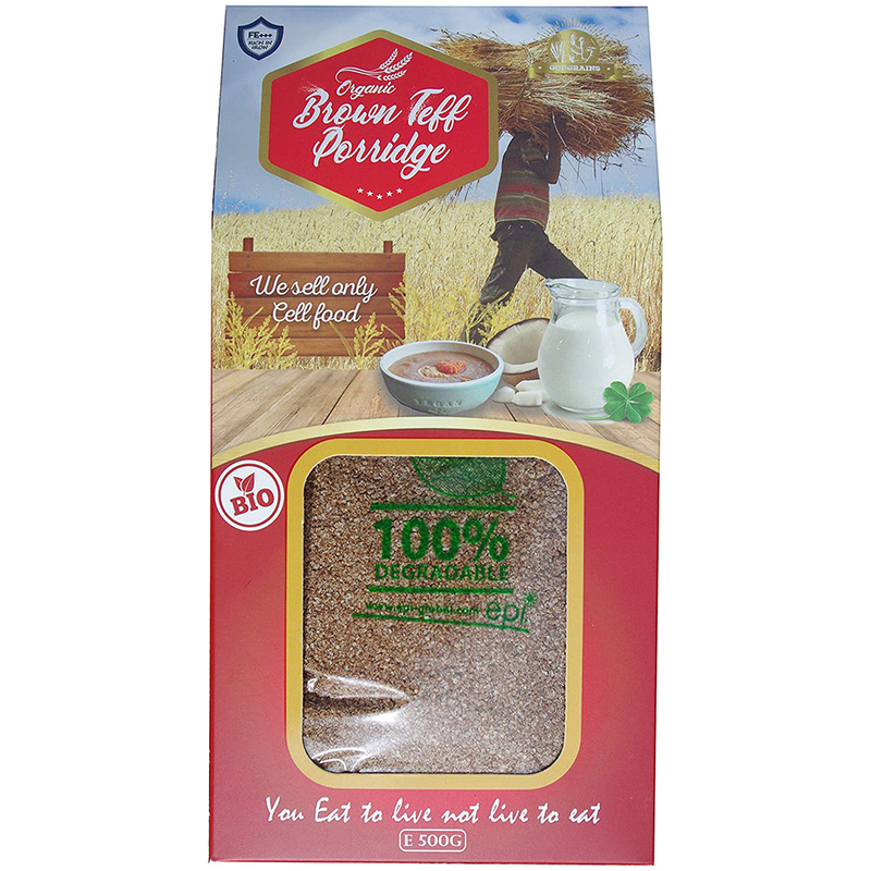 Organic Brown Teff Porridge 500g (Godgrains) | Healthy Supplies