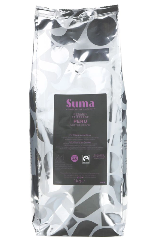 Organic Peru Cepicafe Coffee Beans 1kg (Suma) | Healthy Supplies