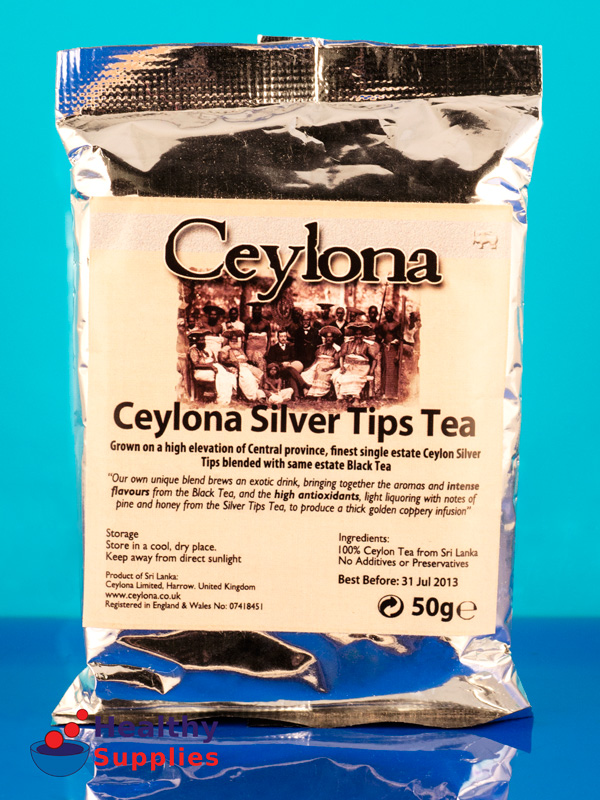 Loose Silver Tips Tea 50g (Ceylona) | Healthy Supplies