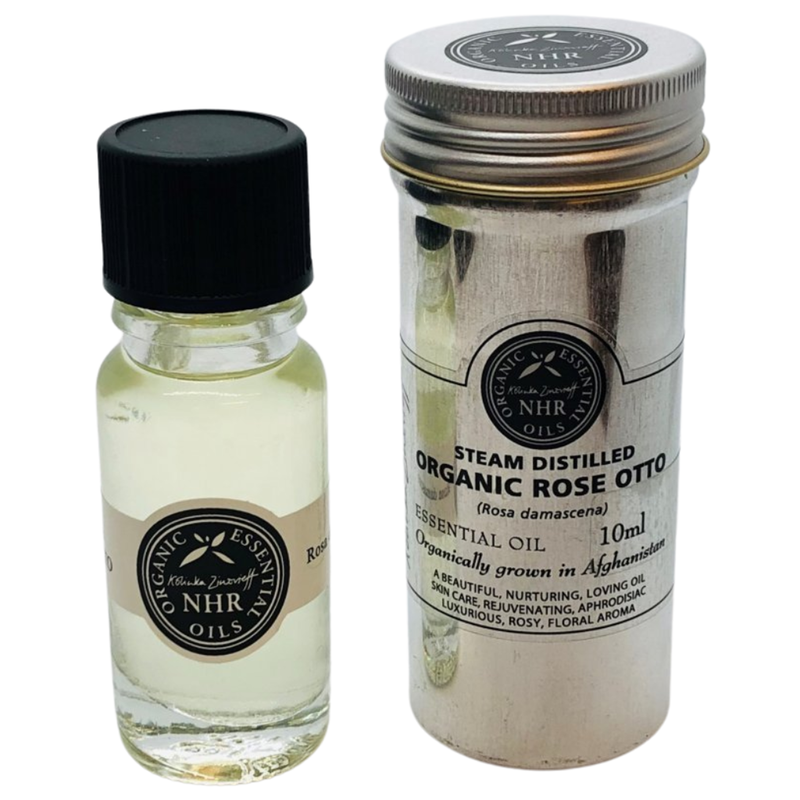 Organic Food Grade Rose Otto Oil 2.5ml (NHR Organic Oils) | Healthy ...