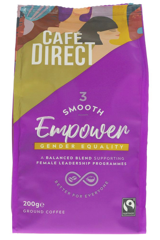 Smooth Roast Ground Coffee 227g (Cafedirect) | Healthy Supplies